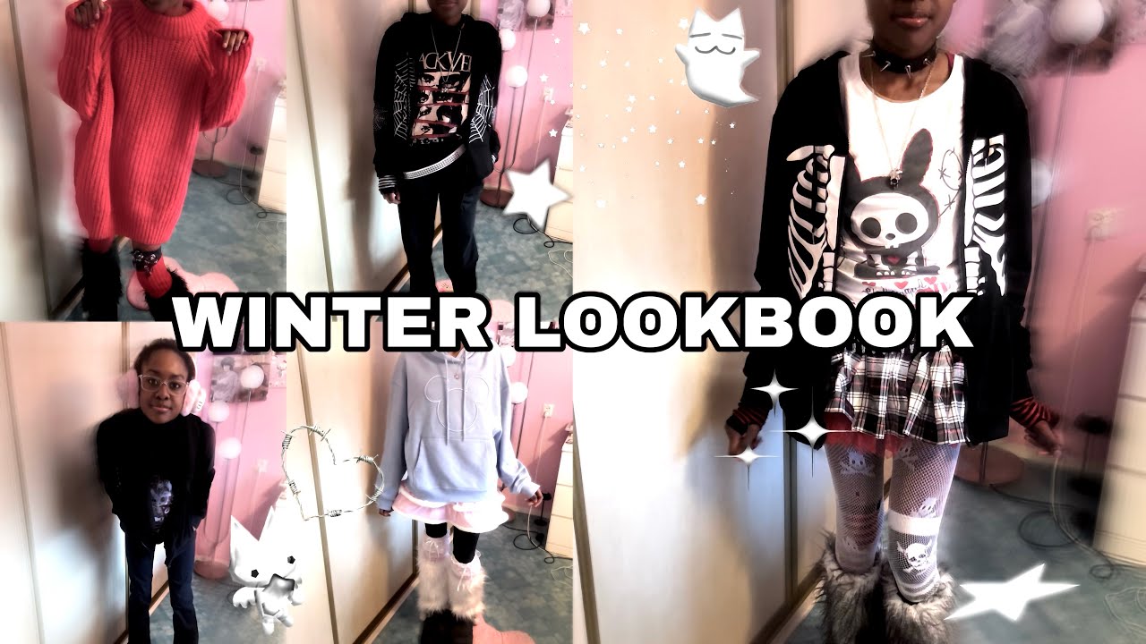 5 EMO/ SCENE OUTFITS FOR WINTER | WINTER ALT FASHION INSPO - YouTube