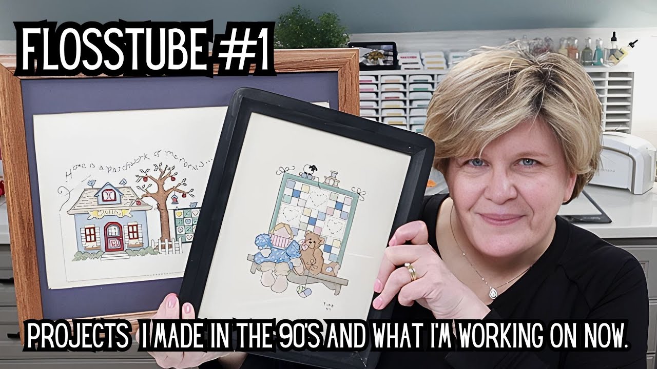 Flosstube #1: Cross Stitching Project Share - YouTube