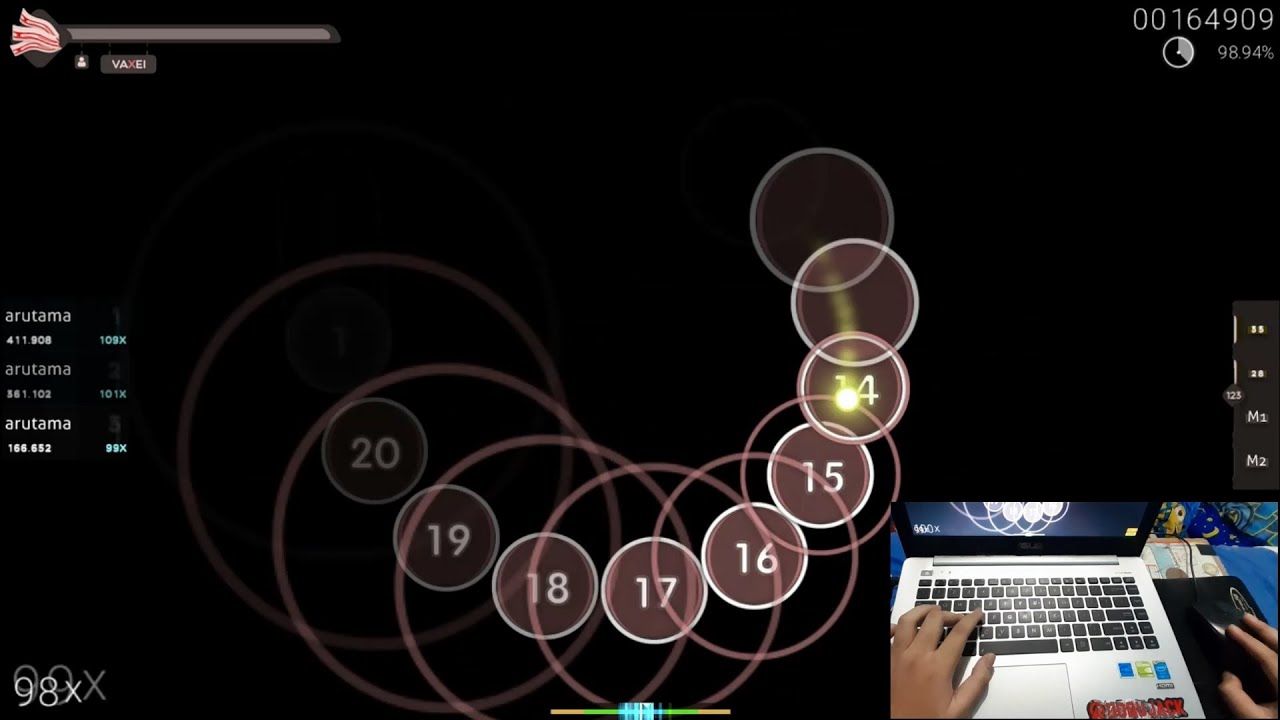 low budget osu! liveplay be like - YouTube