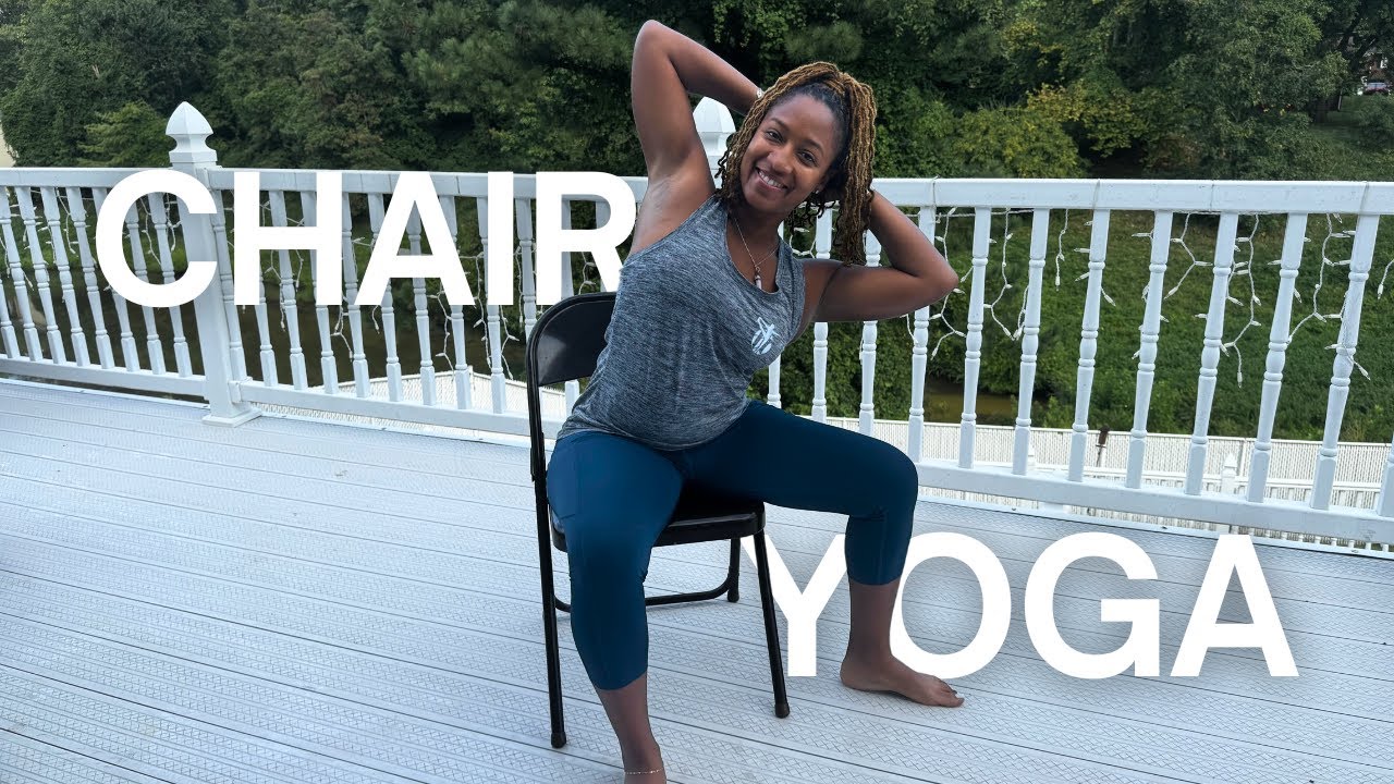 30 min Chair Yoga for Beginners and Seniors - YouTube