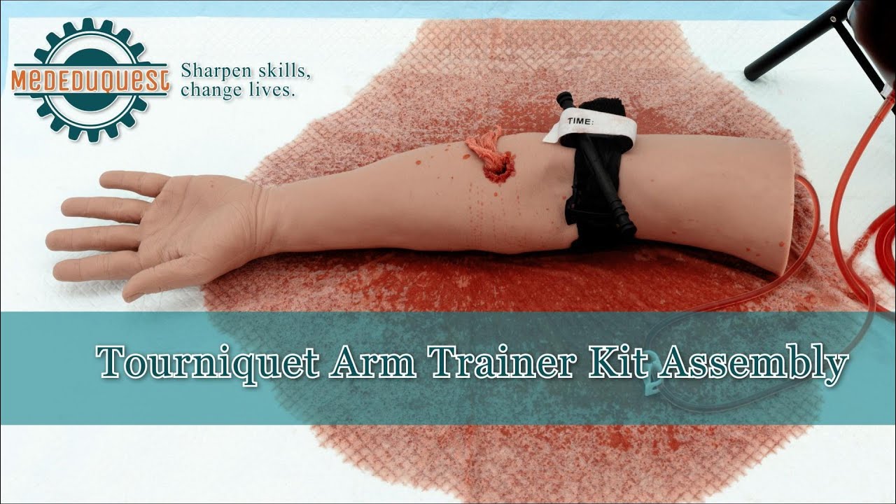 GSW Tourniquet Task Trainer Arm Kit for TCCC Training - YouTube