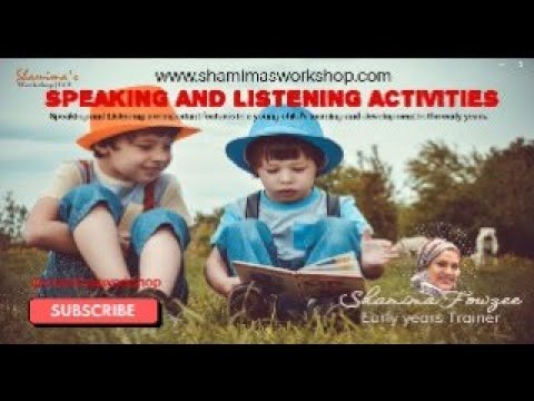 Speaking and listening activities for the early years - YouTube