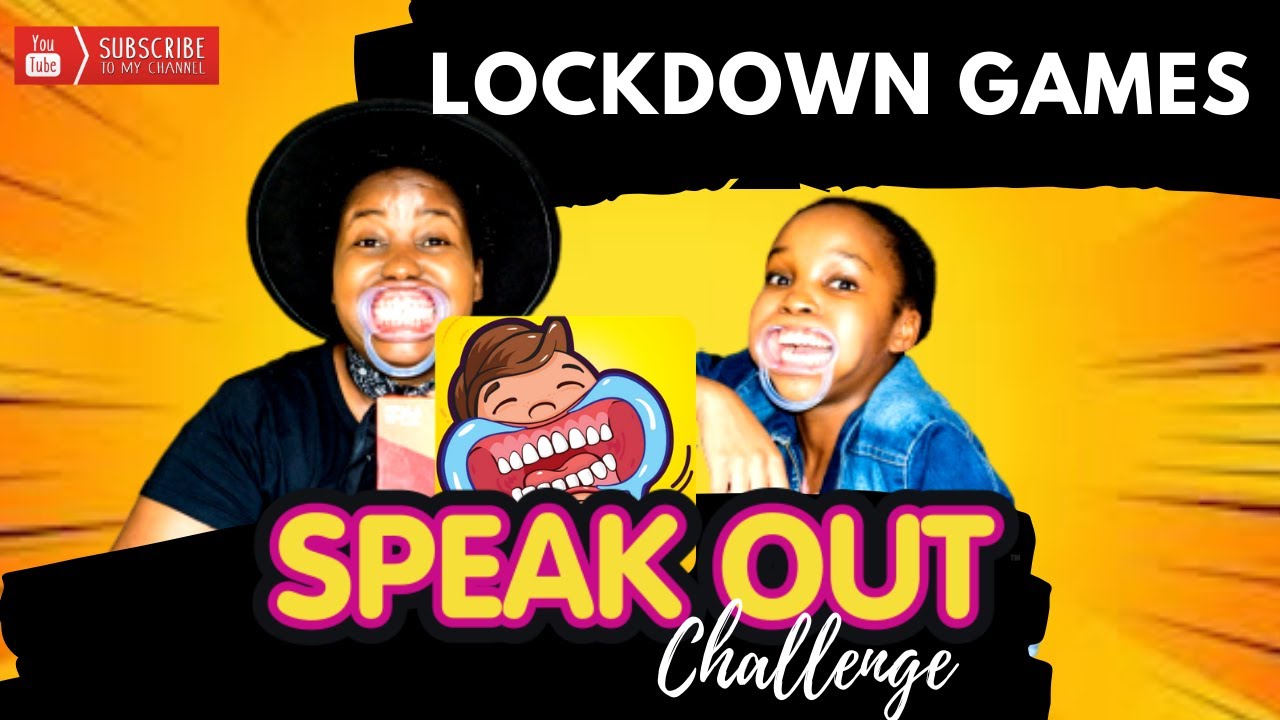 Lockdown Games: Speak Out Challenge - YouTube