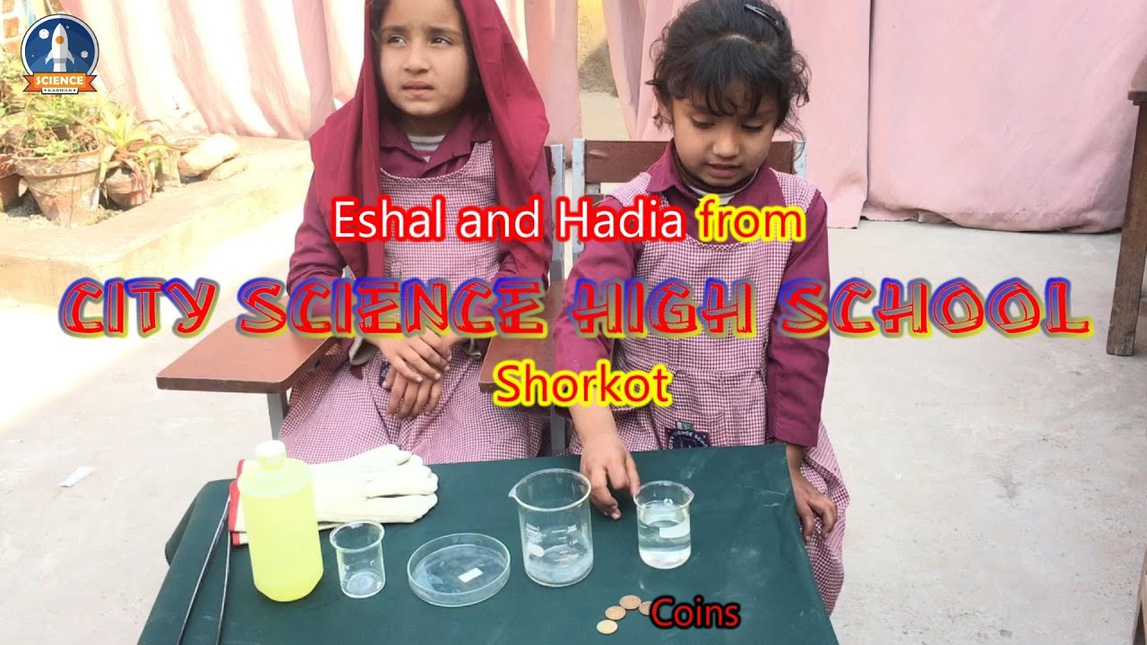 Science Experiment with coins | Change Your Coin Colour using Acid ...