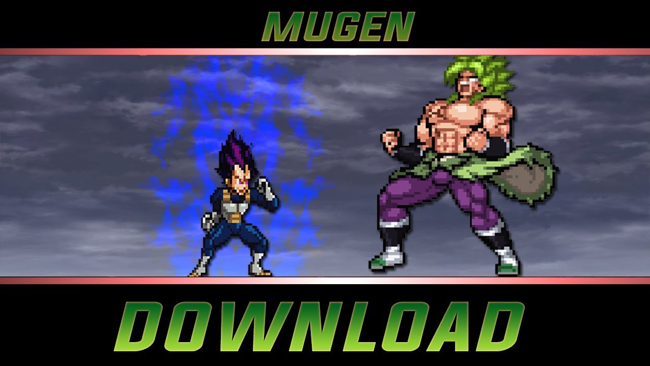 Vegeta Ultra Ego vs Broly DBS Release DOWNLOAD | MUGEN CHAR | - YouTube