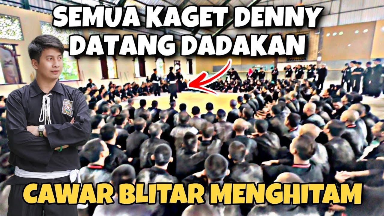 Cawar PSHT Blitar kaget denny datang dadakan, langsung menghitam ...