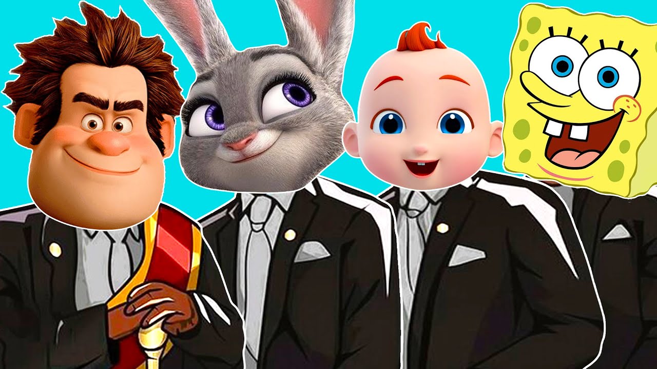Zootopia & Wreck It Ralph & Super Jojo & Spongebob - Coffin Dance Cover ...