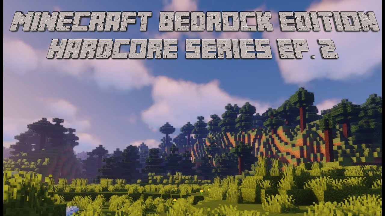 Minecraft HARDCORE SERIES Ep.2 on Bedrock edition - YouTube