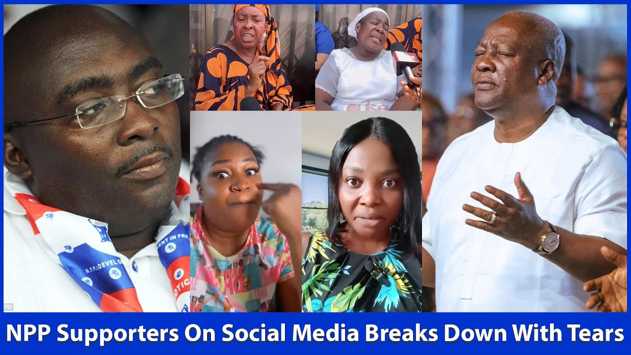 NPP Supporters Reacts & Cry To John Mahama's Victory On Social Media ...