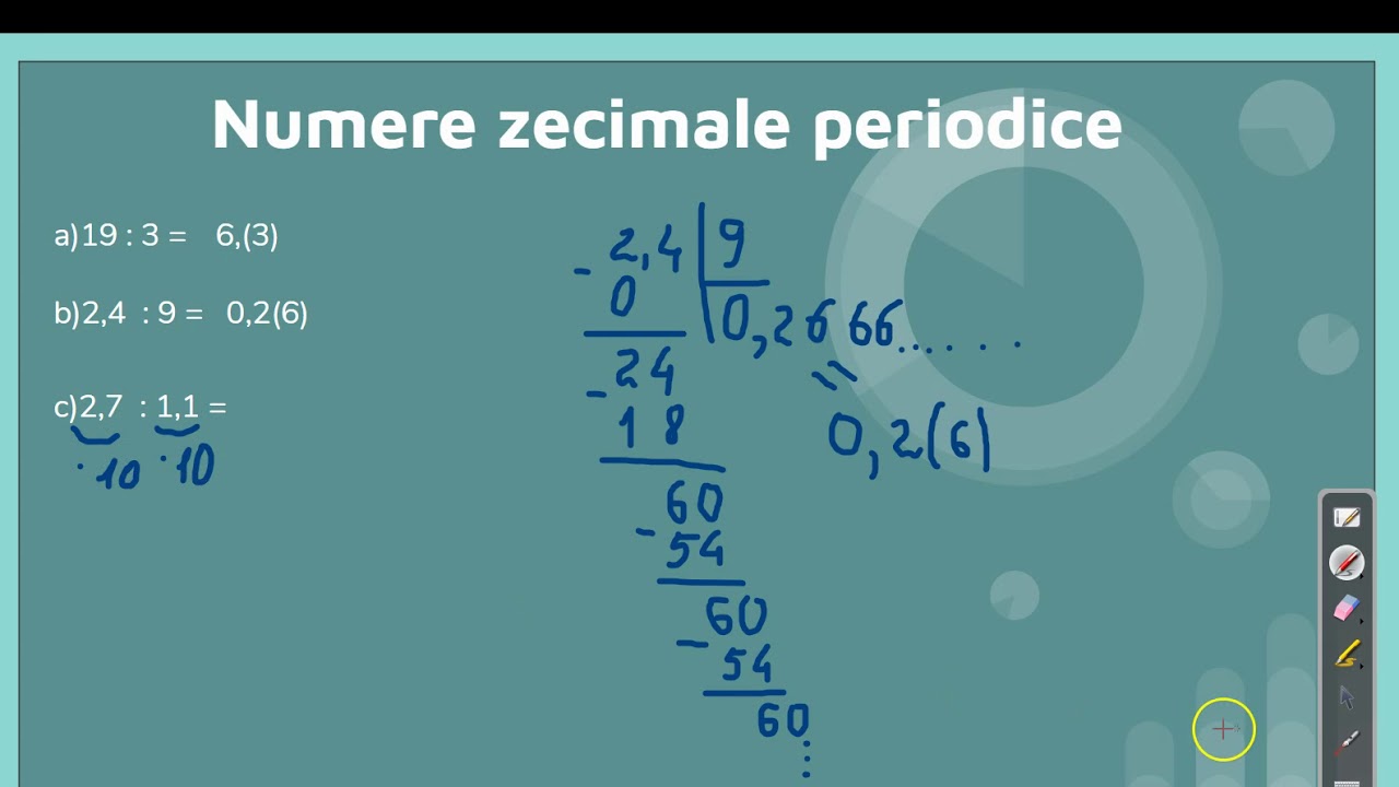 Numere zecimale periodice - YouTube