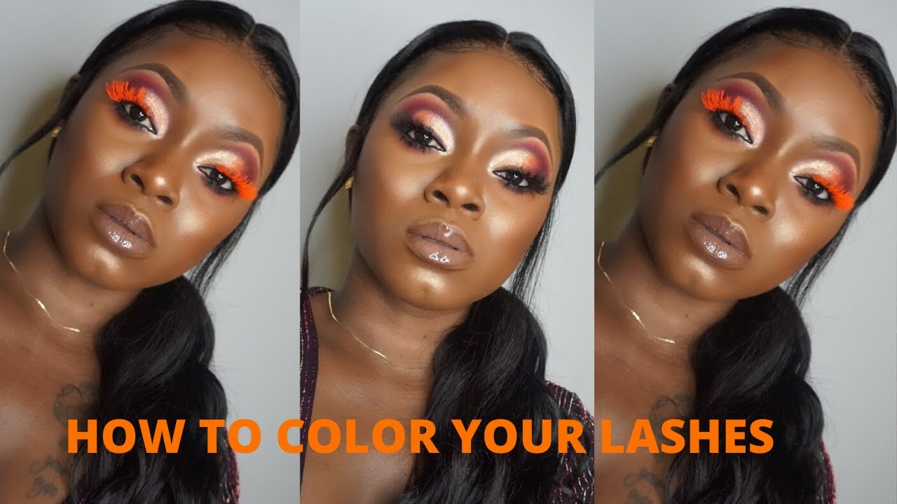 HOW TO COLOR YOUR LASHES LIKE A PRO - YouTube