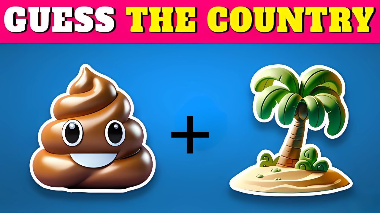 Guess the COUNTRY by Emoji? 🌎 20 Countries Emoji Puzzles - YouTube