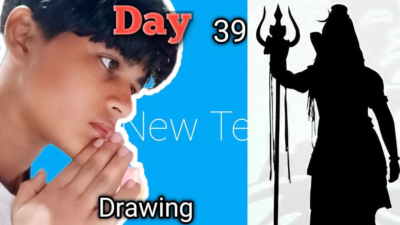Mahadev Drawing 📿 Mahadev Black Shadow Drawing, || YouTube || # ...