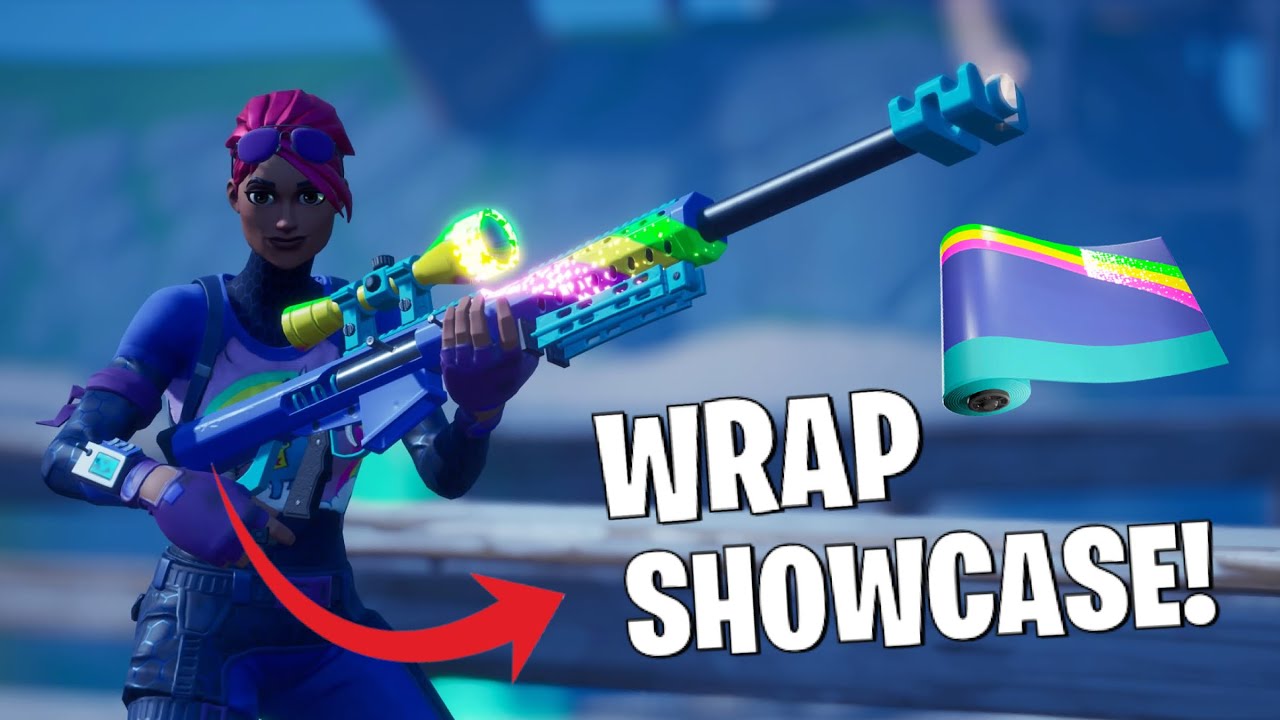 *NEW* FORTNITE REACTIVE ANIMATED GLITTER BLASTER WEAPON WRAP SHOWCASED ...