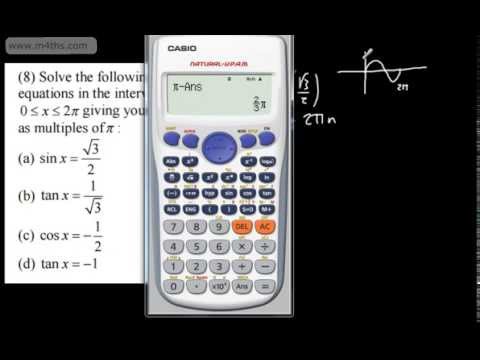 Core 2 - Trigonometry 2 - Introduction to Equations AS Maths A2 mathematics OCR, AQA, Edexcel ...