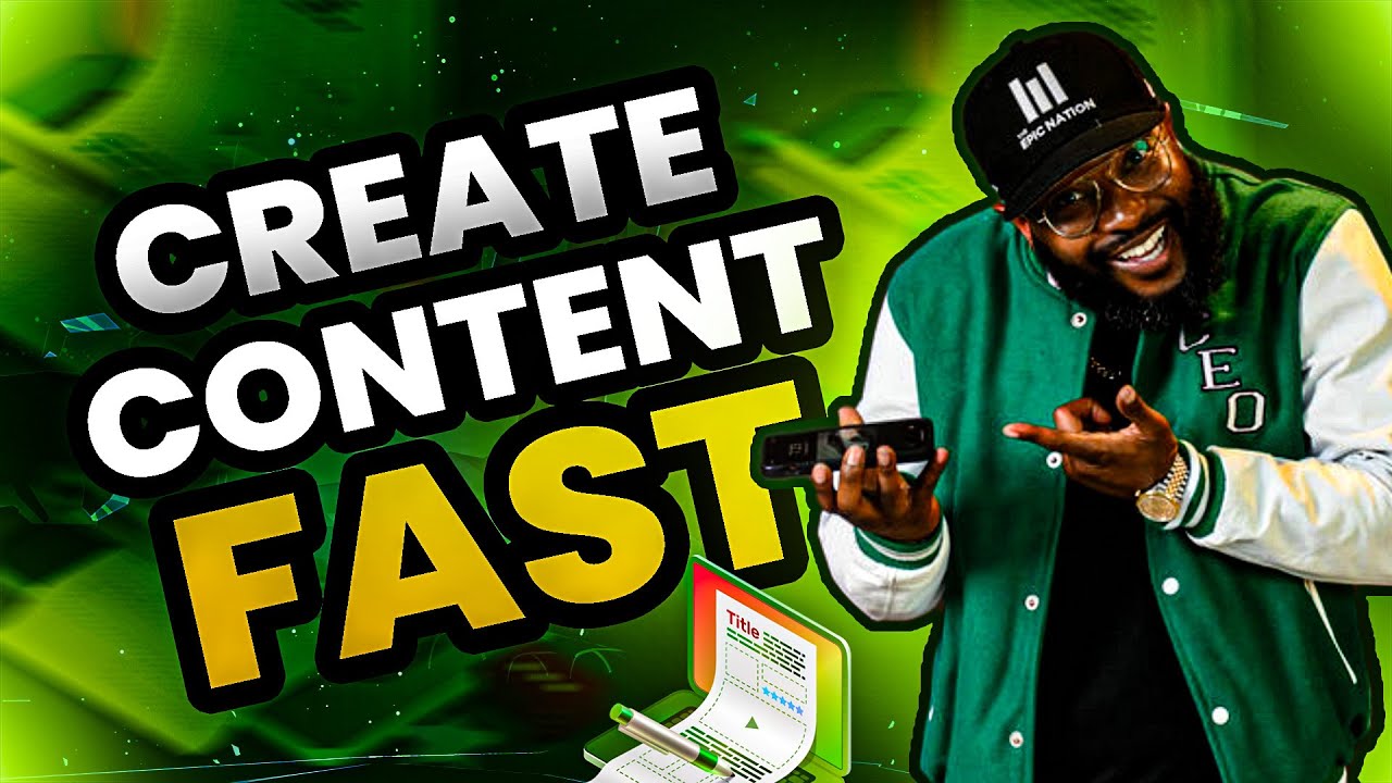 How To Create Content Fast | Ep99 | #monetizewithmarcus - YouTube