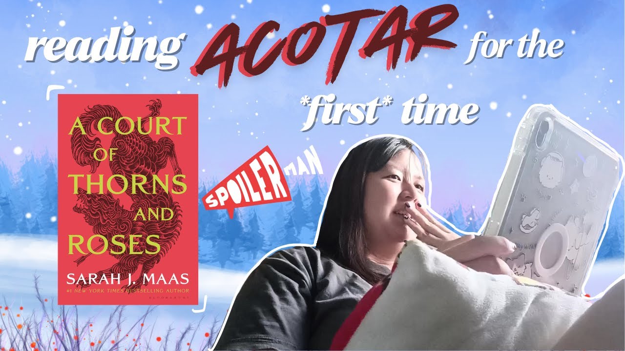 i read a court of thorns and roses for the first time | reading vlog 🌹 ...