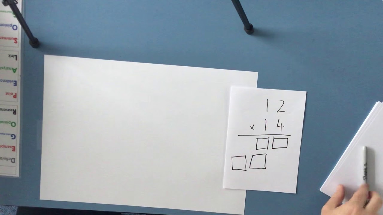 Concrete 2x2 digit Multiplication - YouTube