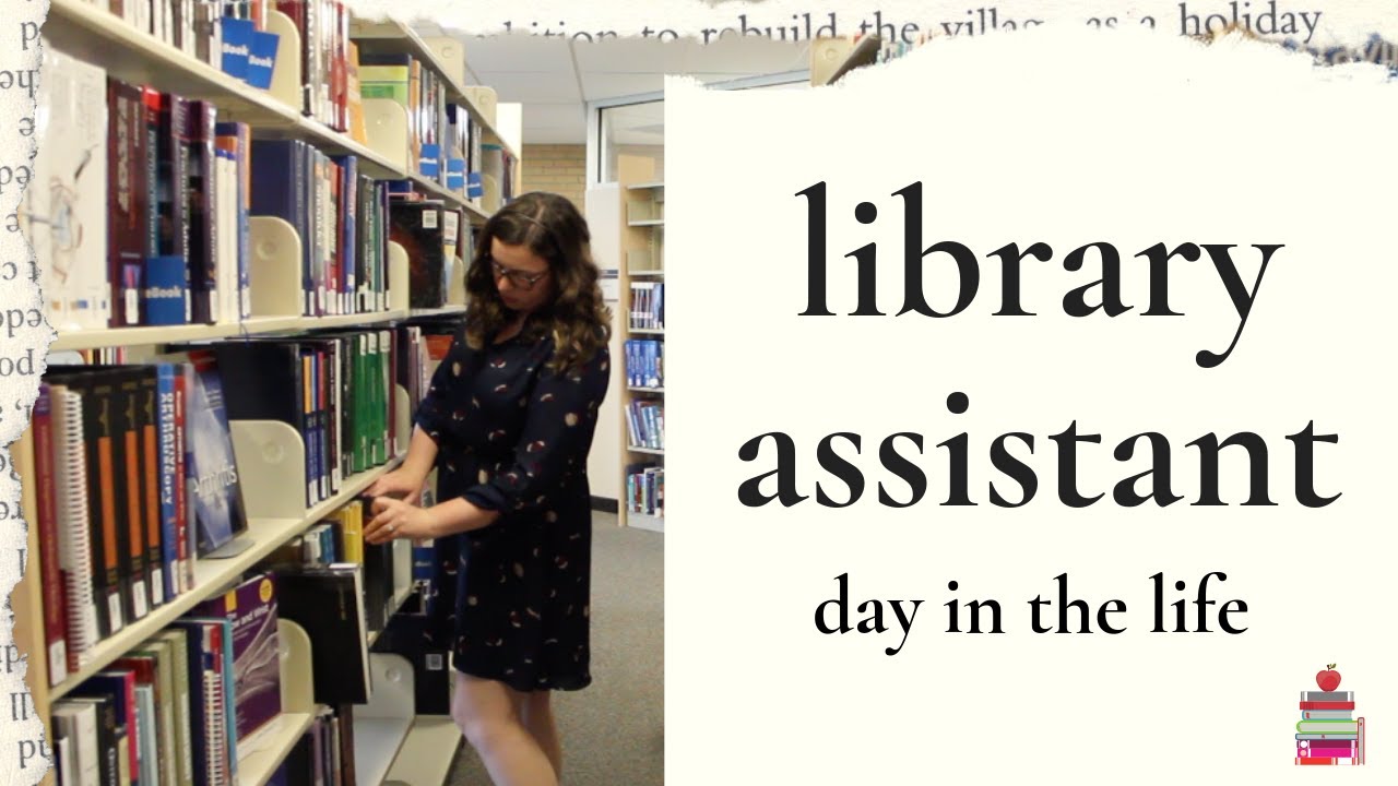 Day in the Life of a Library Assistant | Hospital Library - YouTube
