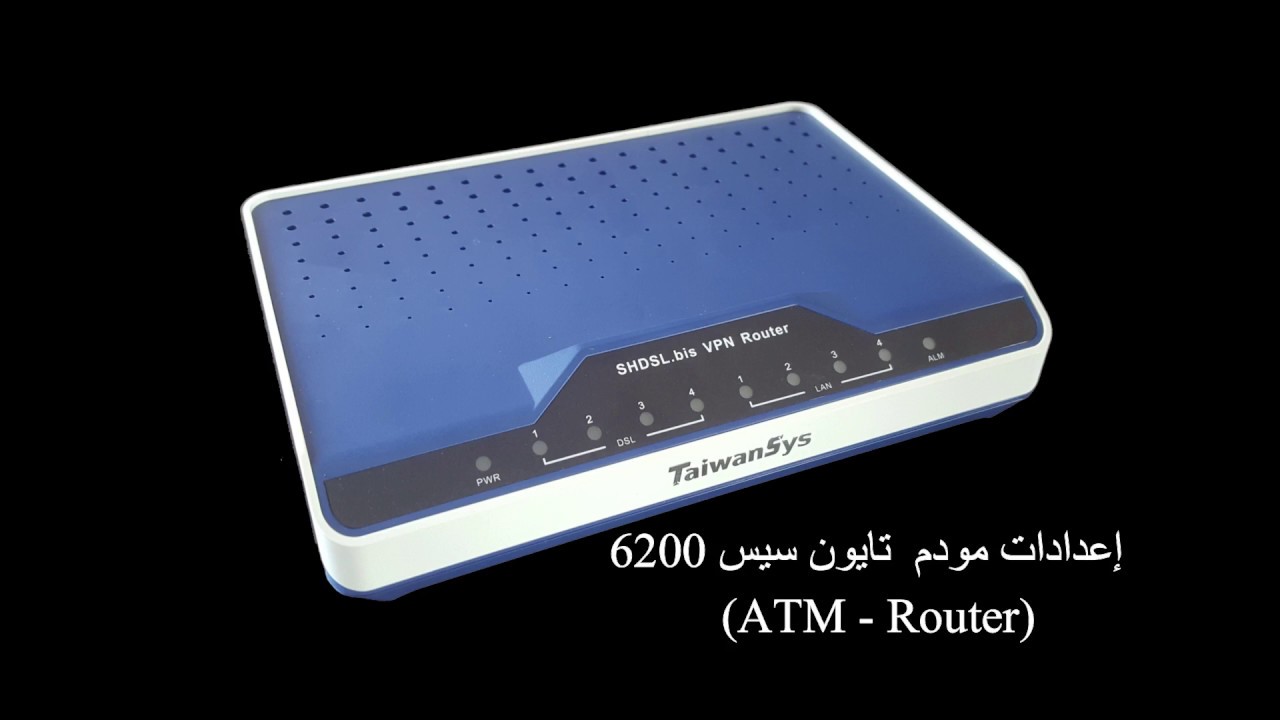 TaiwanSys 6200 configuration (ATM - Router) - YouTube