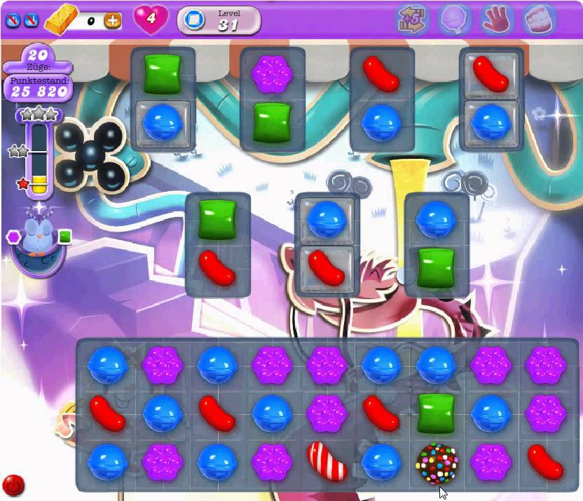 Candy Crush Saga Dreamworld Level 31 - ODUS - 3 STARS - YouTube