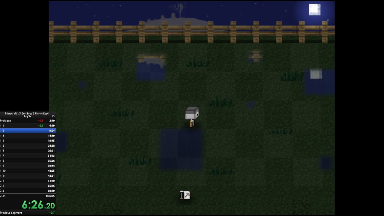Minecraft VS Zombies 2 Unity Speedrun - Easy Mode (1h 31m 40.76s) - YouTube