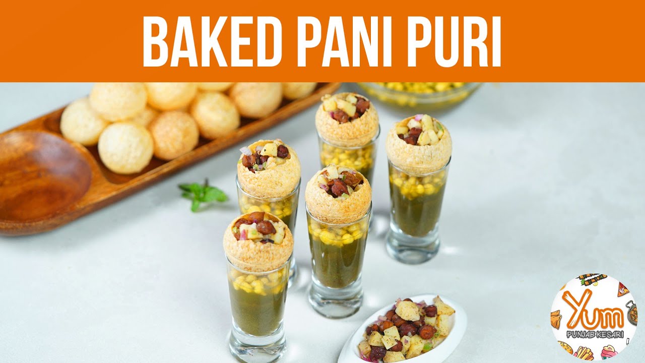 Baked Pani Puri Recipe: A Crunchy Twist to the Classic Street Food ...