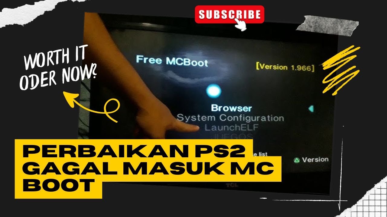 Cara Mengatasi PS2 Tidak Bisa Masuk Menu MC Boot - YouTube