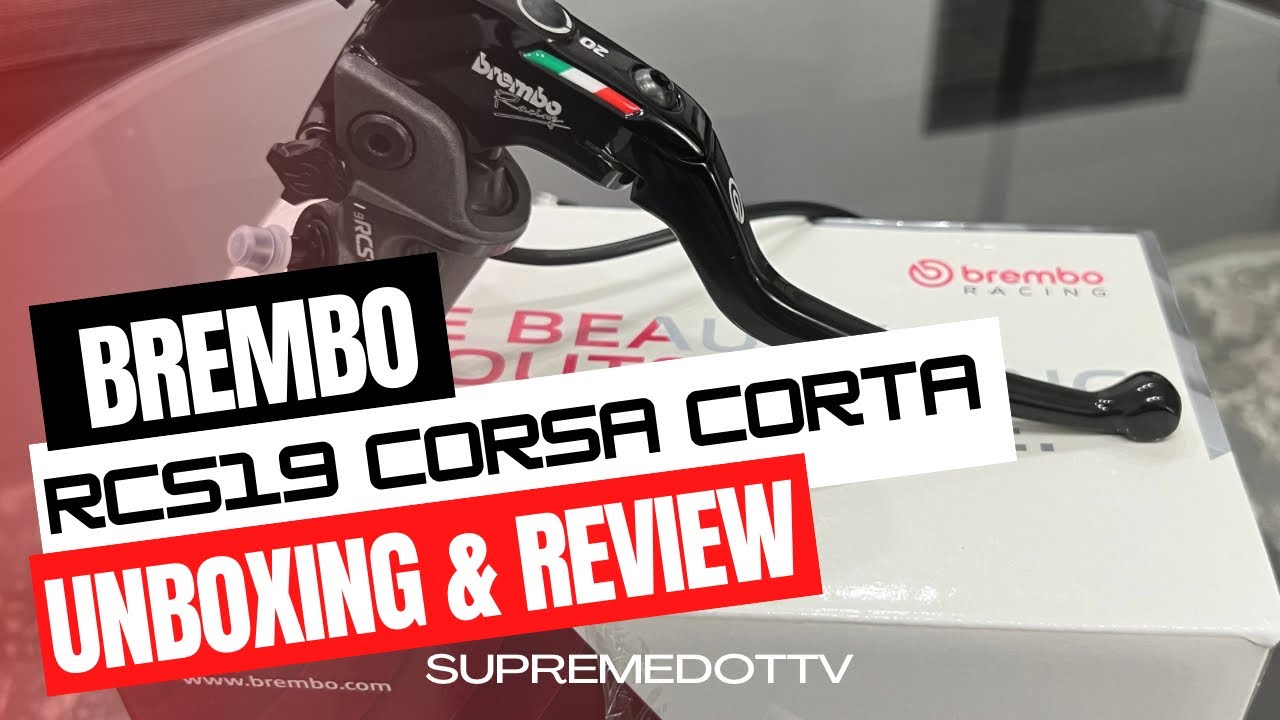 Unboxing & Review Brembo RCS19 Corsa Corta - YouTube