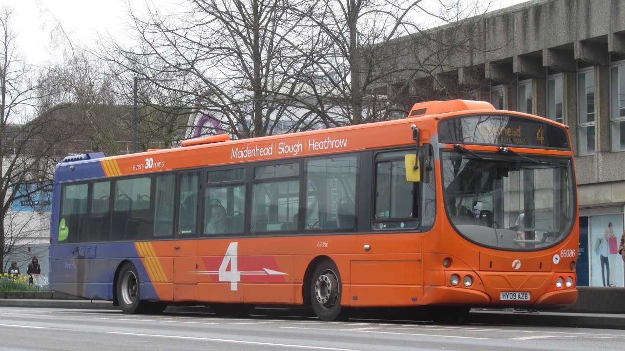 (Vocal ZF) HY09 AZB | First | Volvo B7RLE Wright Eclipse | 4 Heathrow ...