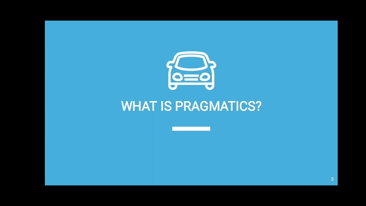 Introducing Semantics, Pragmatis and Discourse - YouTube