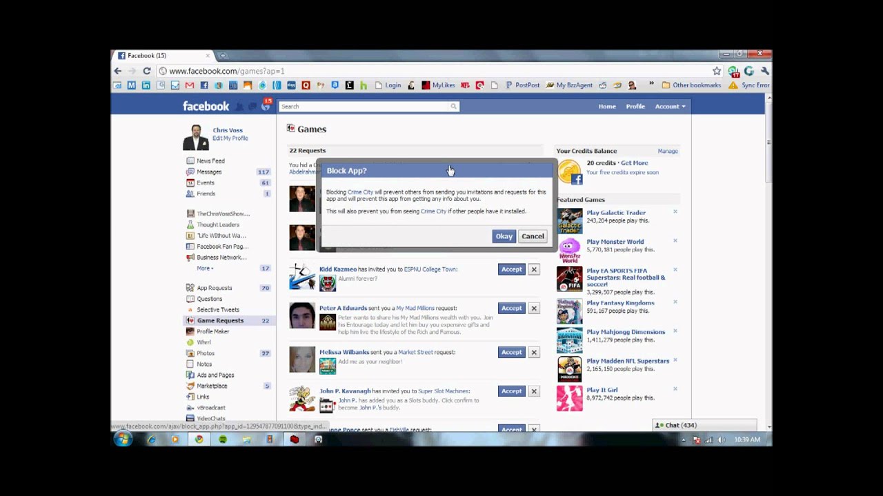 Facebook How to Block App and Game Invites - YouTube