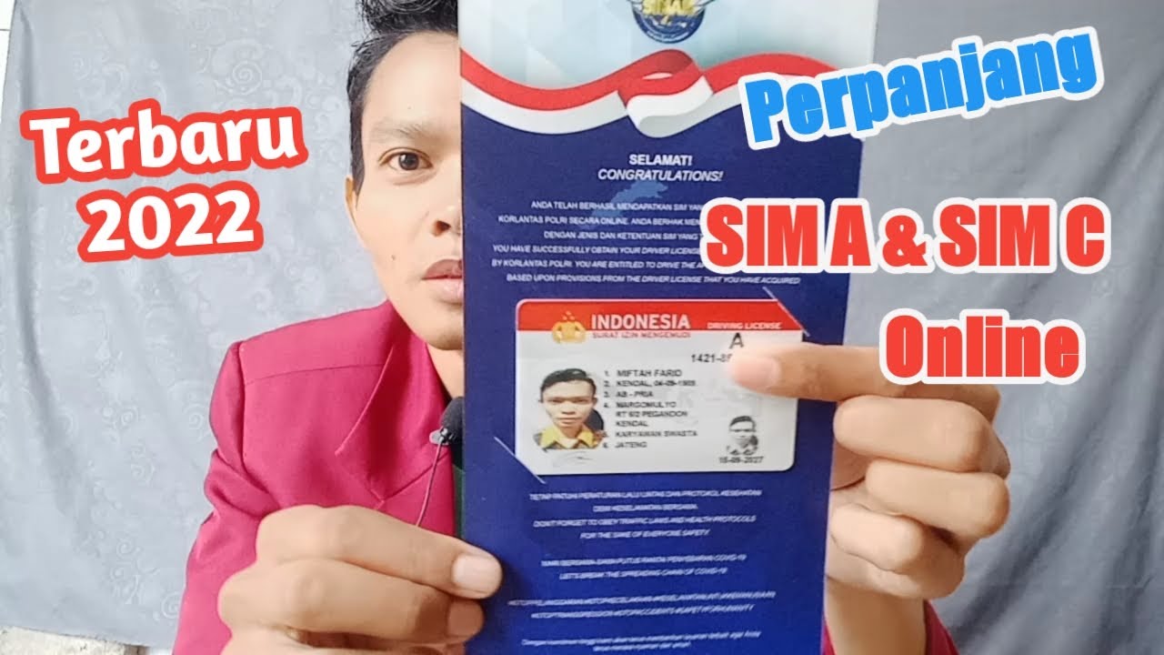 UNBOXING CARA PERPANJANGAN SIM ONLINE SIM A & SIM C SEPTEMBER 2022 ...