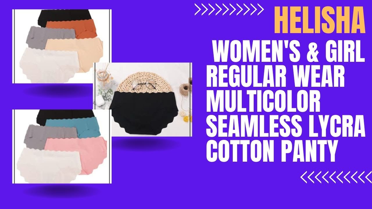 HELISHA® Women's & Girl Regular Wear Multicolor Seamless Lycra Cotton ...