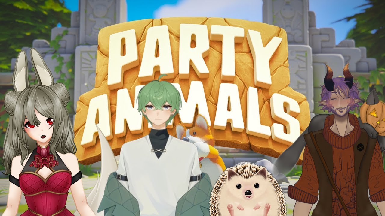 Playing Party Animals With Shadow, Medio, Pudgy, XeoWyatt! - YouTube