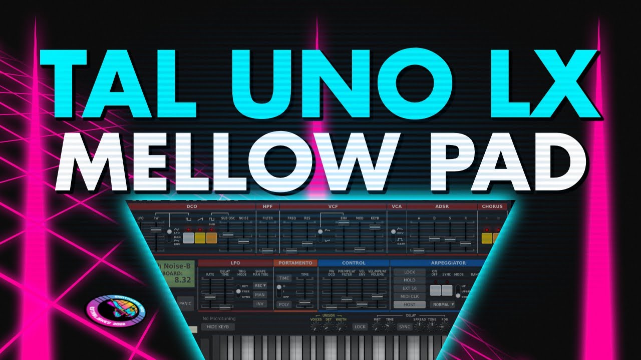 Unleashing Mellow Pads in TAL UNO LX (Synthwave Sound Design) - YouTube