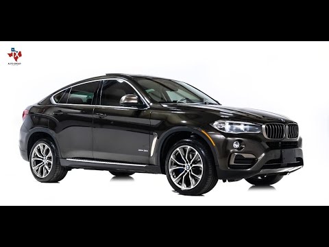 2016 BMW X6 xDrive35i SUV - 300 Horsepower 3.0L I6 Turbo - Sparkling Storm Brown Metallic - For Sale