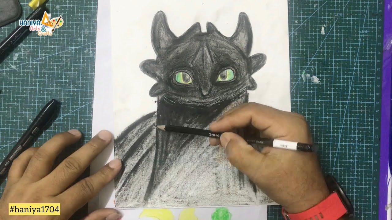 How to train your Dragon ! 🐉 How to draw HTTYD Drawing - YouTube