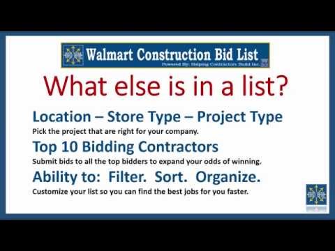 How To Bid On Walmart Security Jobs