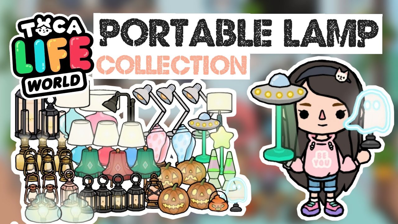 FINDING PORTABLE LAMPS in Toca Life World - YouTube