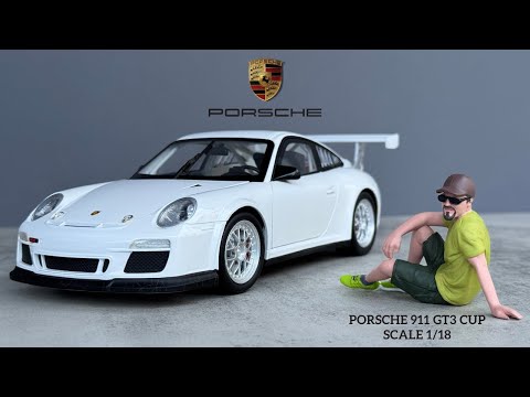 HD Miniature | Porsche 911 GT3 Cup 1:18 Scale Welly Model Car