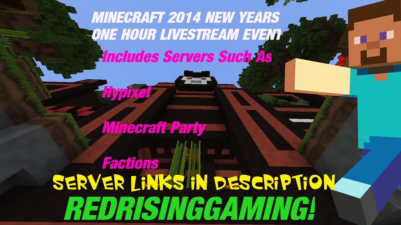 Minecraft 2014 Special One Hour New Years Event! (Hypixel, Minecraft ...