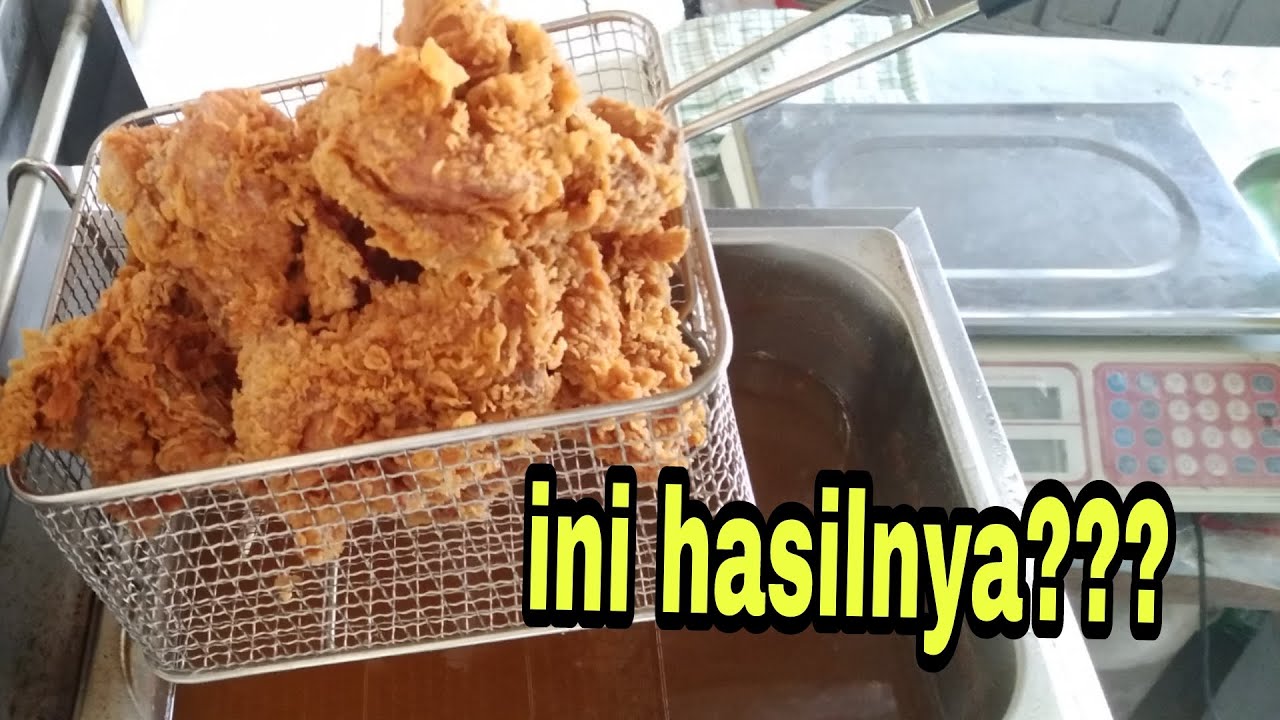 HASIL FRIED CHICKEN DENGAN BUMBU DASAR - YouTube