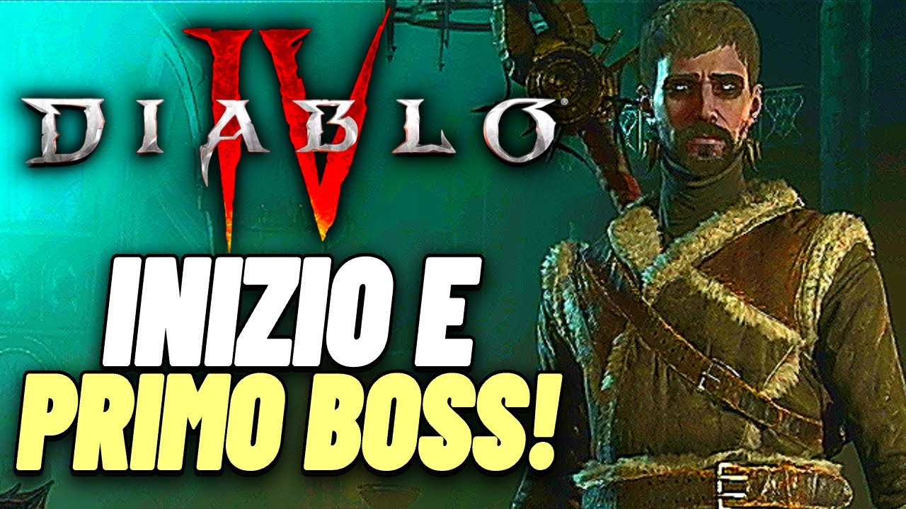 DIABLO 4 gameplay ita #1 🔥😱 Inizio e PRIMO BOSS X'Fal con Incantatore ...