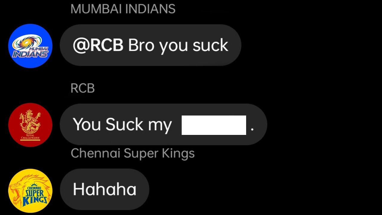IPL Teams in group chat - rexiee | IPL TEAMS| - YouTube