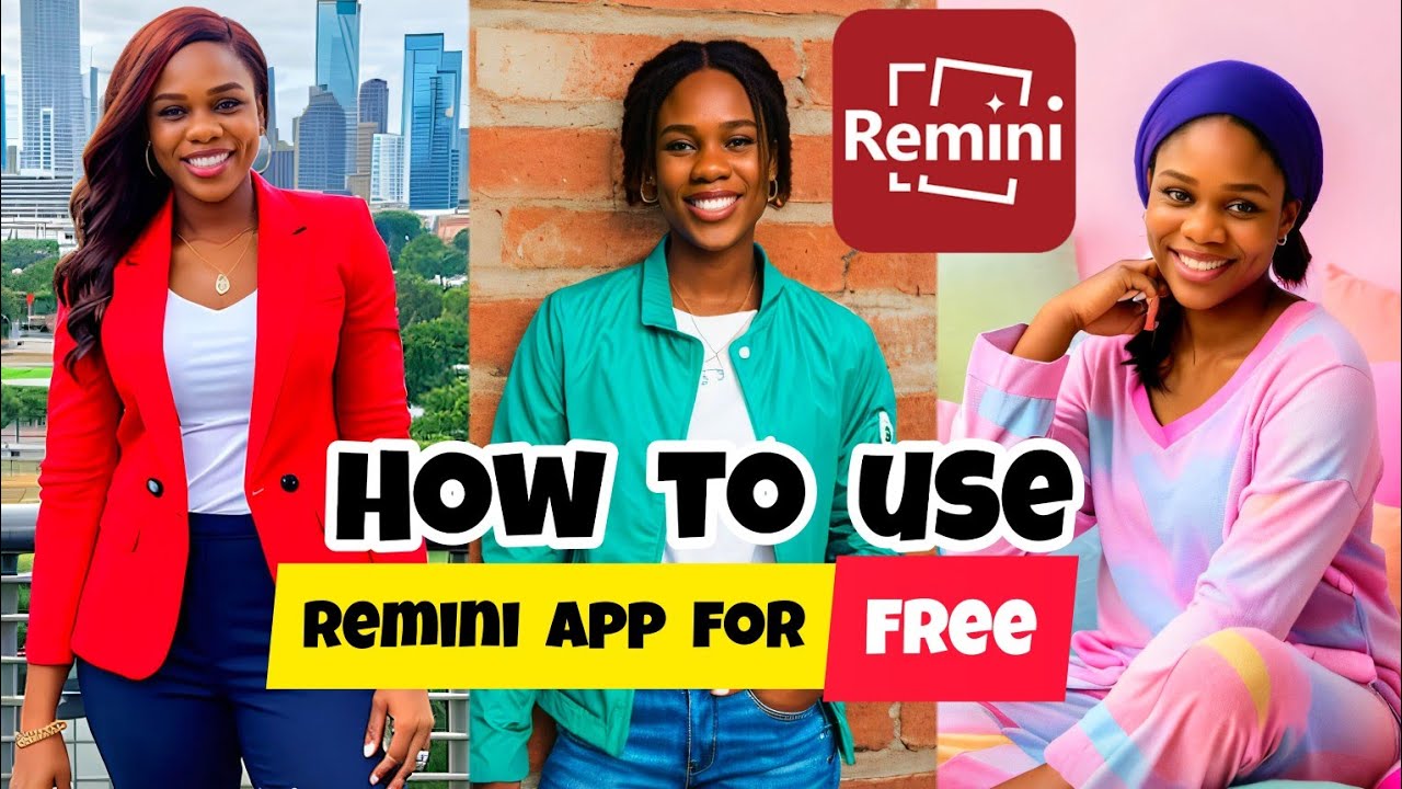 Free AI Image Generator | How To Use Remini App For Free - YouTube