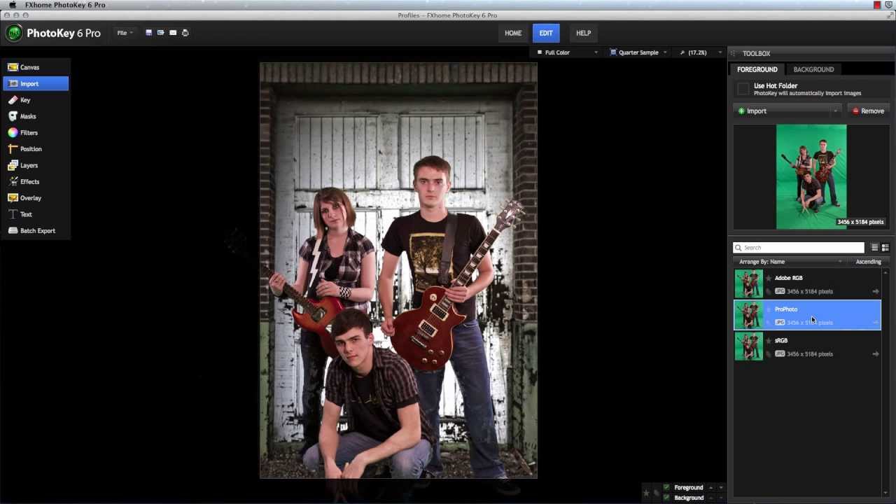 PhotoKey 6 - Working with Color Profiles - YouTube