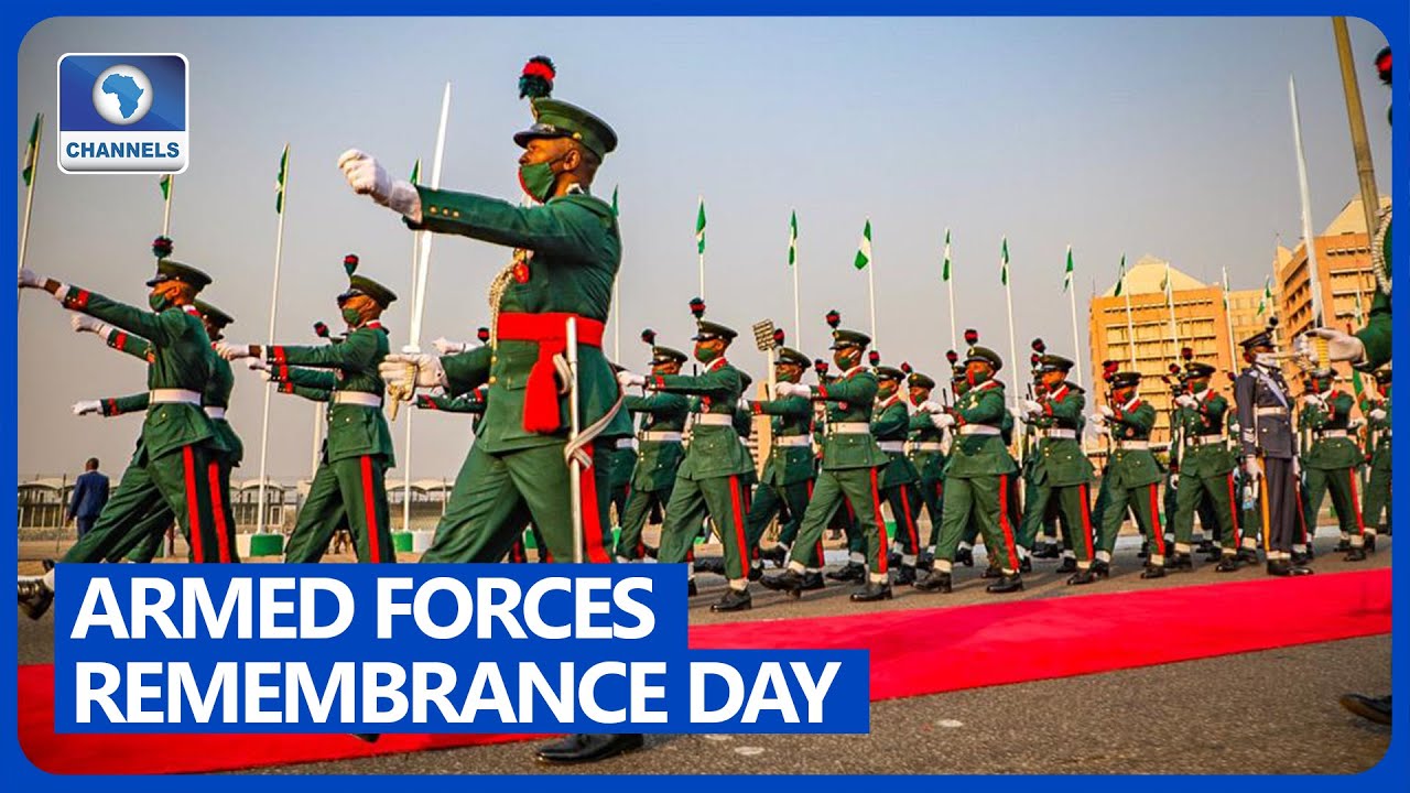 Nigeria Holds Armed Forces Remembrance Day Celebration - YouTube