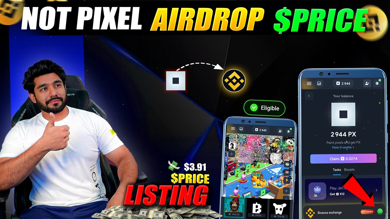 NOT PIXEL AIRDROP || NOT PIXEL LISTING DATE || NOT PIXEL WITHDRAWAL ...