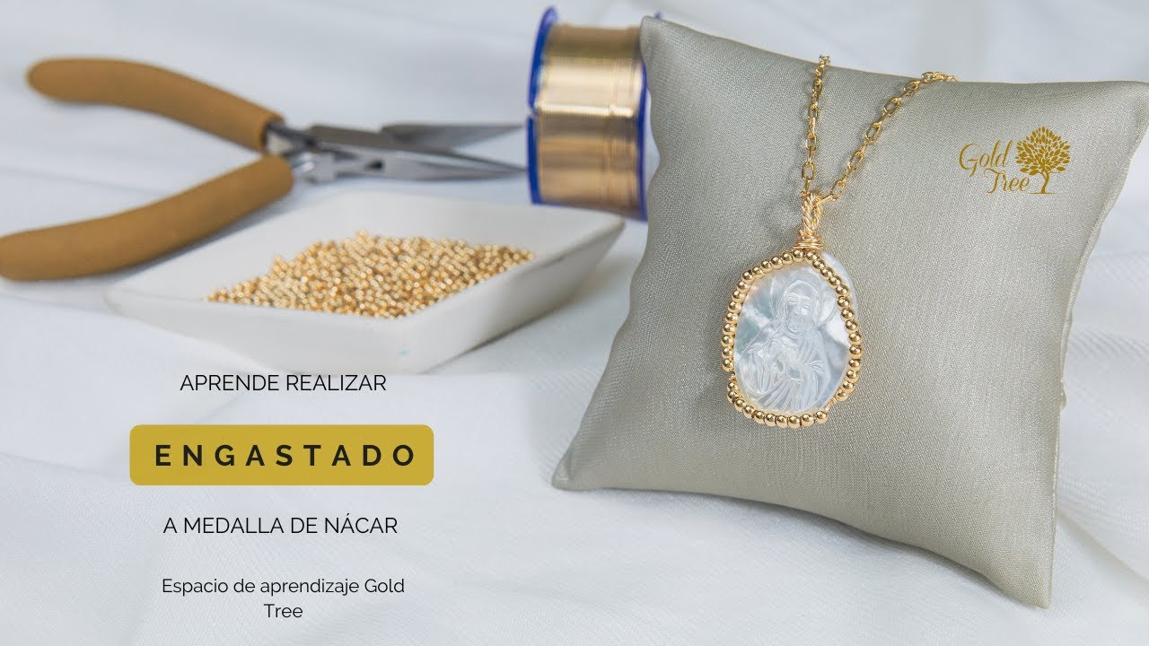 Engastado de medalla de nácar - Espacio de Aprendizaje Gold Tree - YouTube